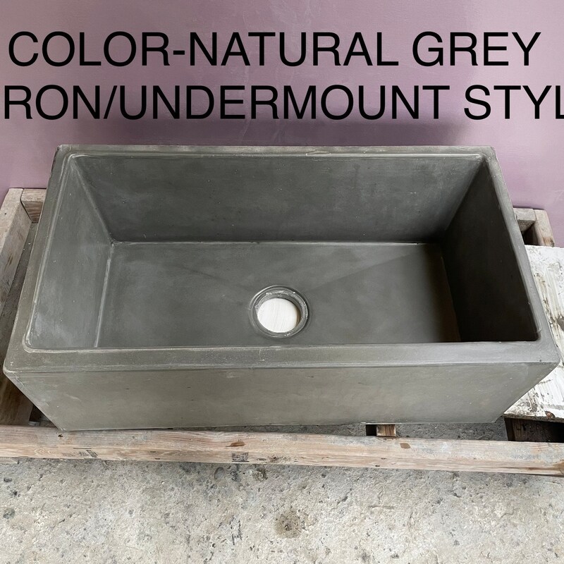 Concrete Kitchen Sink - Etsy
