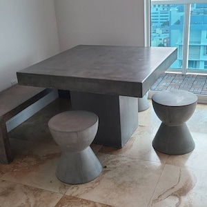 CUSTOM Concrete Dining Table (PLEASE Read Description) - Etsy