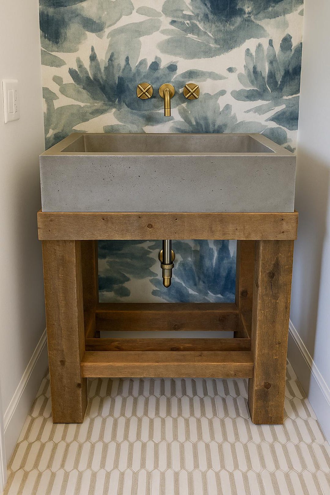 Trough Vessel Sink Concrete - Etsy