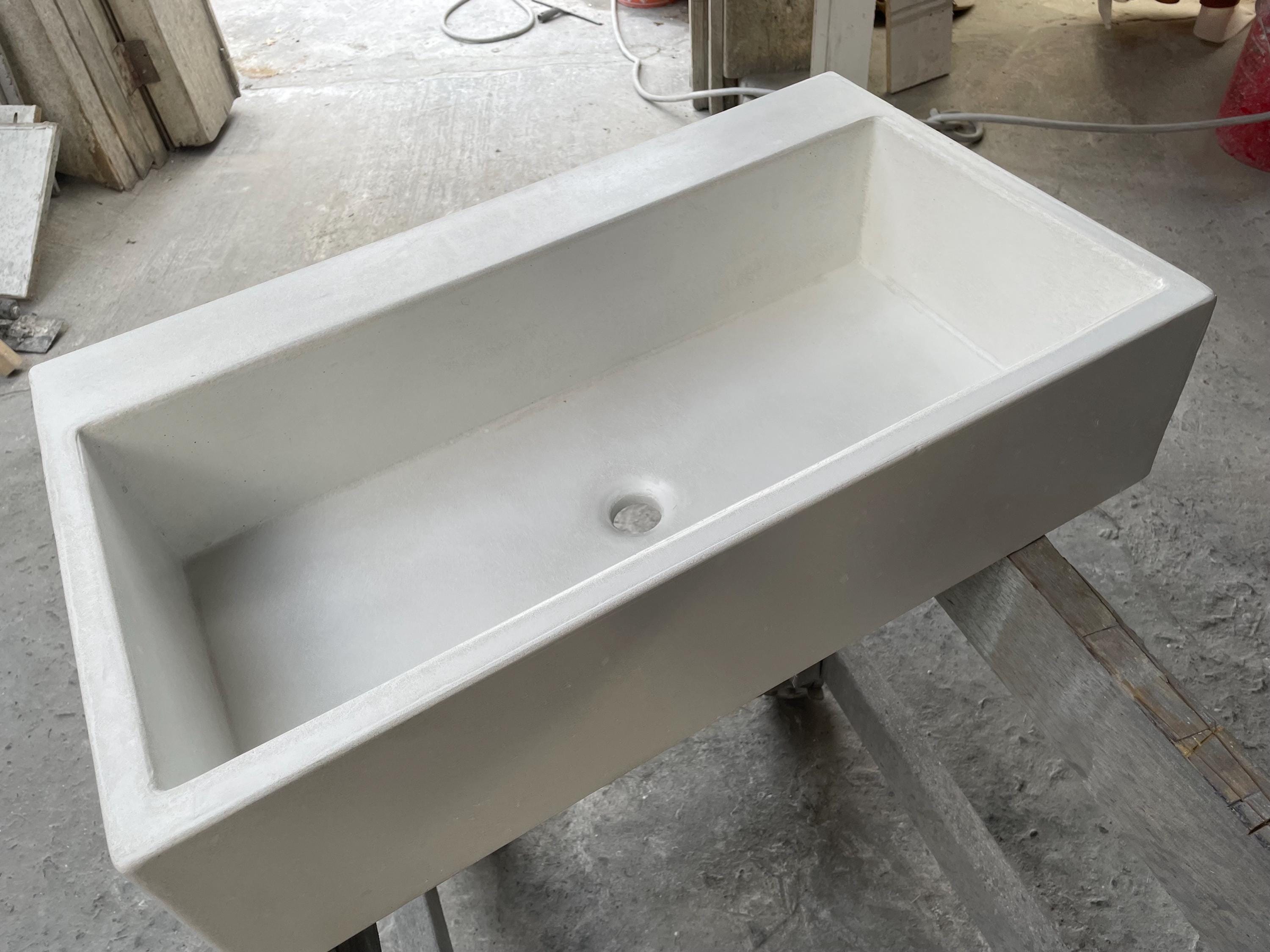 Trough Vessel Sink Concrete - Etsy