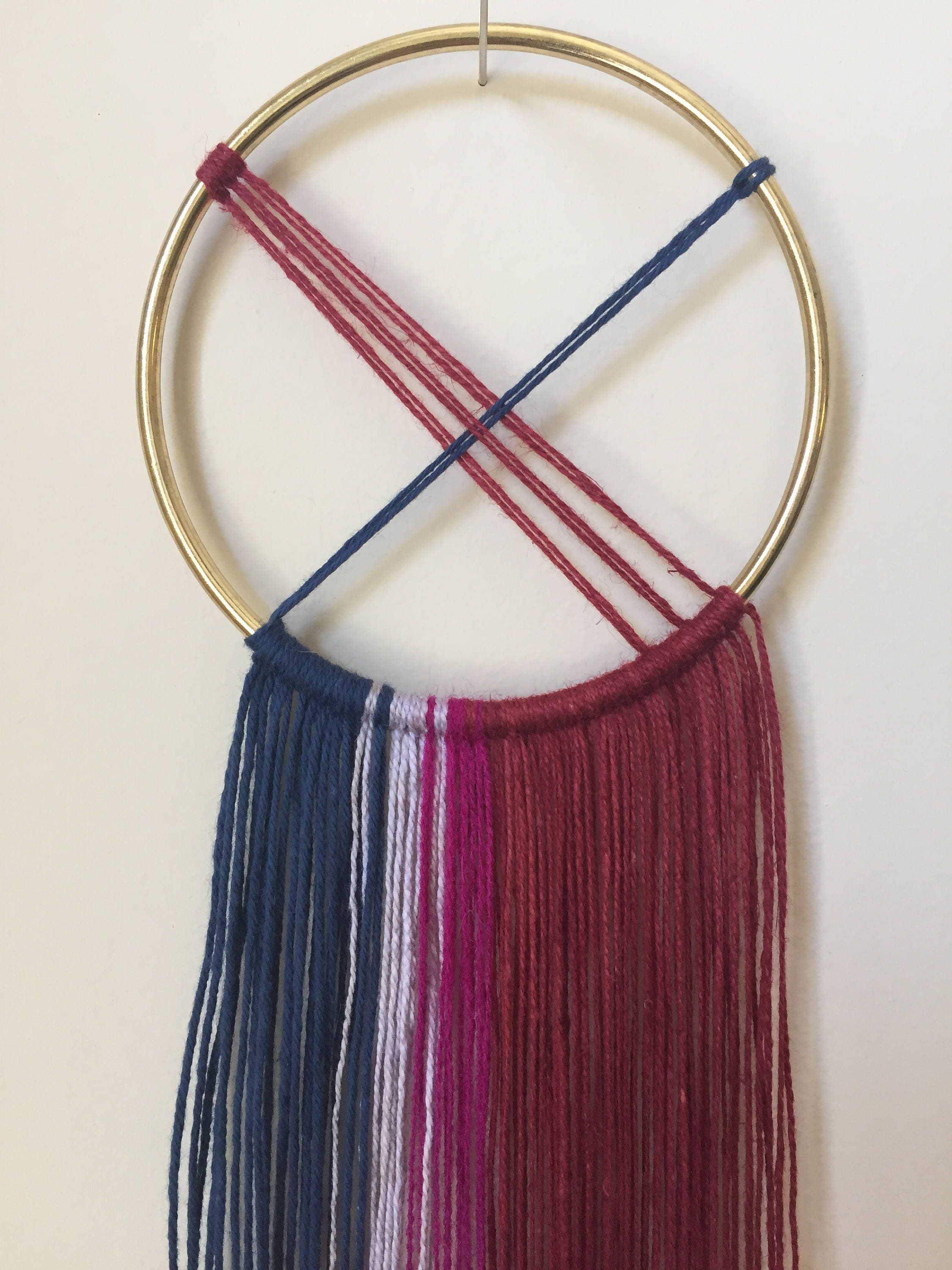 Small Mixed Fiber Modern Wall Hanging - Chrissy Seaver - Etsy