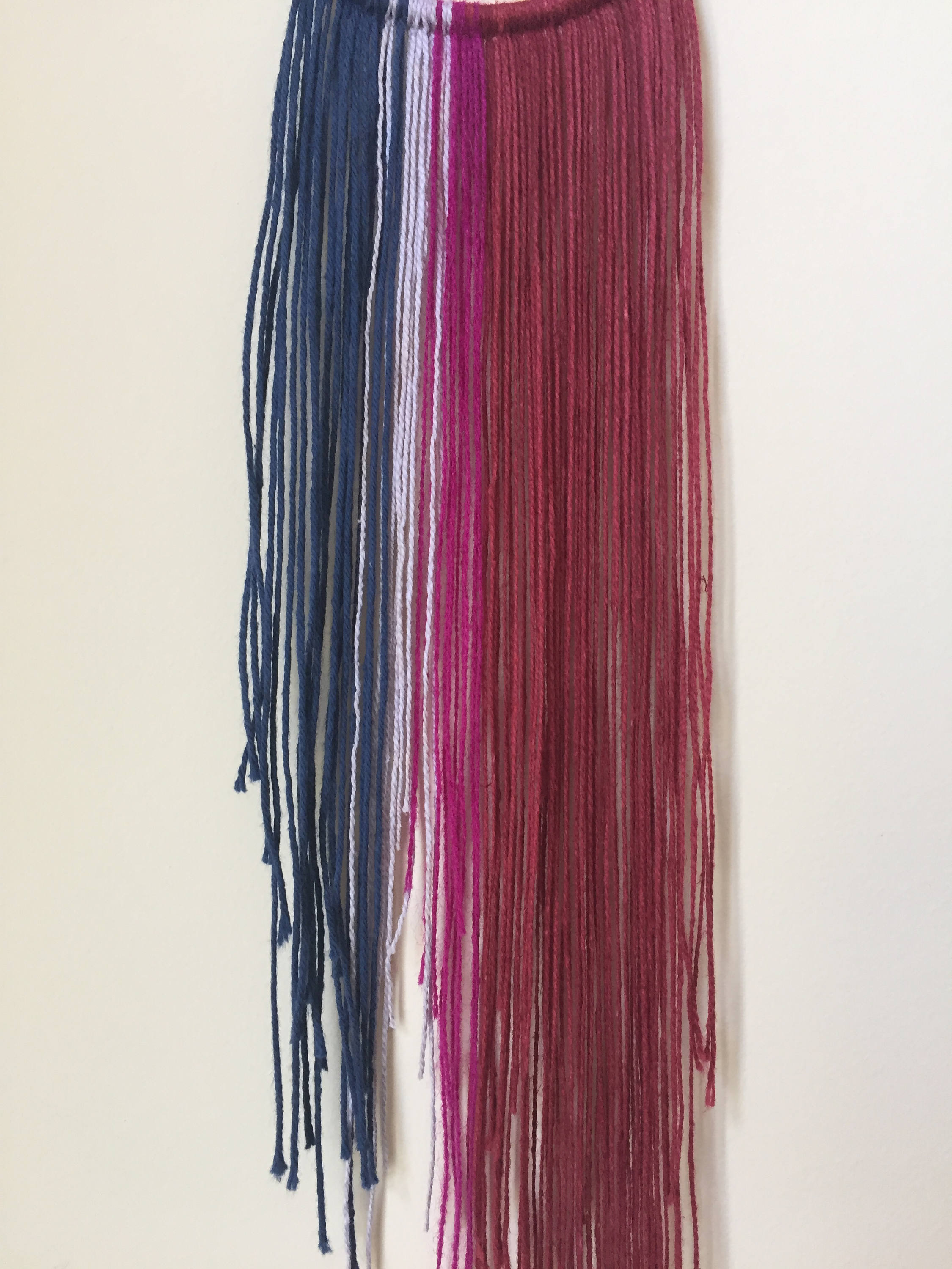 Small Mixed Fiber Modern Wall Hanging - Chrissy Seaver - Etsy