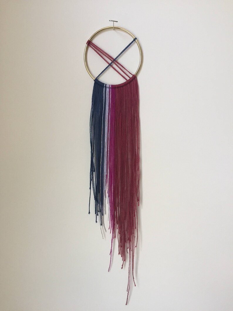 Small Mixed Fiber Modern Wall Hanging - Chrissy Seaver - Etsy