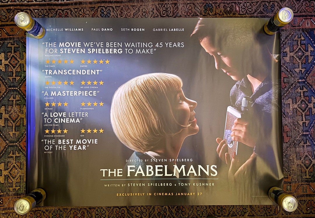 The Fabelmans - Quad Movie Poster (steven Spielberg / Michelle Williams ...