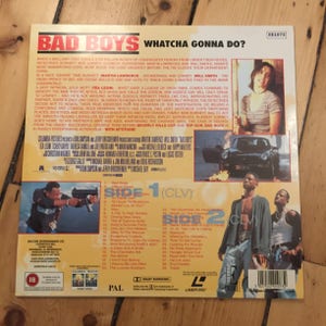 Bad Boys PAL Laserdisc LD martin Lawrence / Will Smith - Etsy