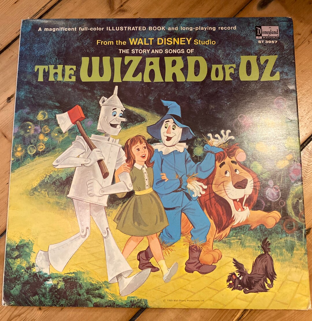 The Wizard of Oz Walt Disney Gatefold Vinyl - Etsy UK