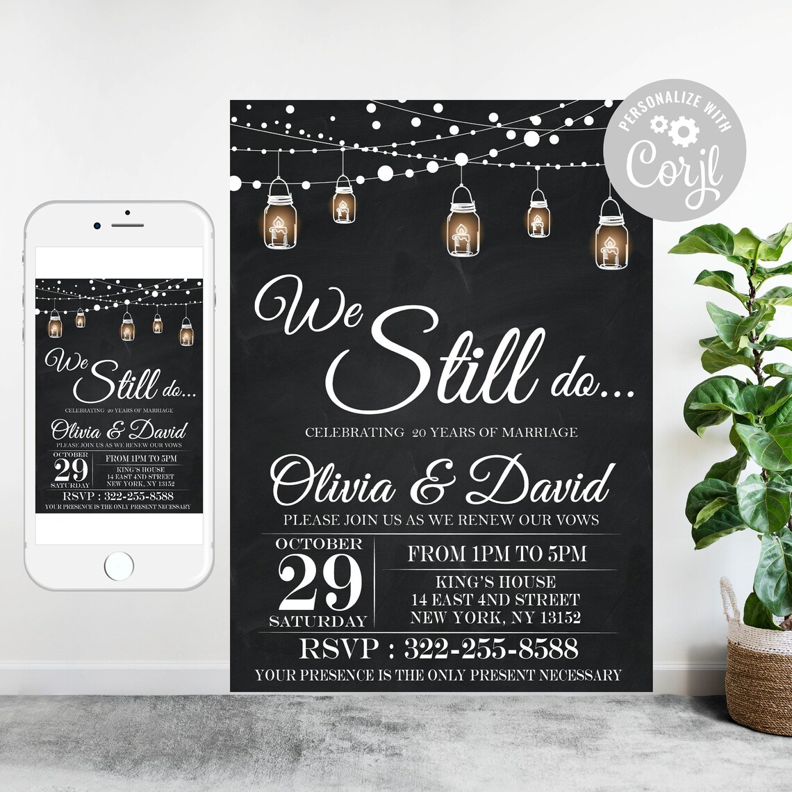 Editable We Still Do Invite Vow Renewal Invitation Wedding - Etsy