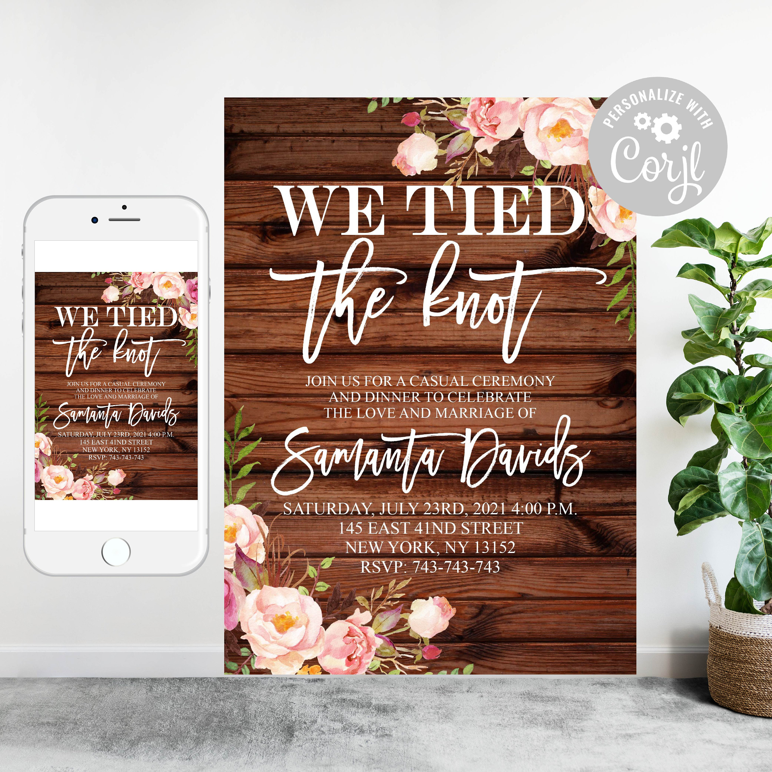 Simple Country Wedding Invitation Wording