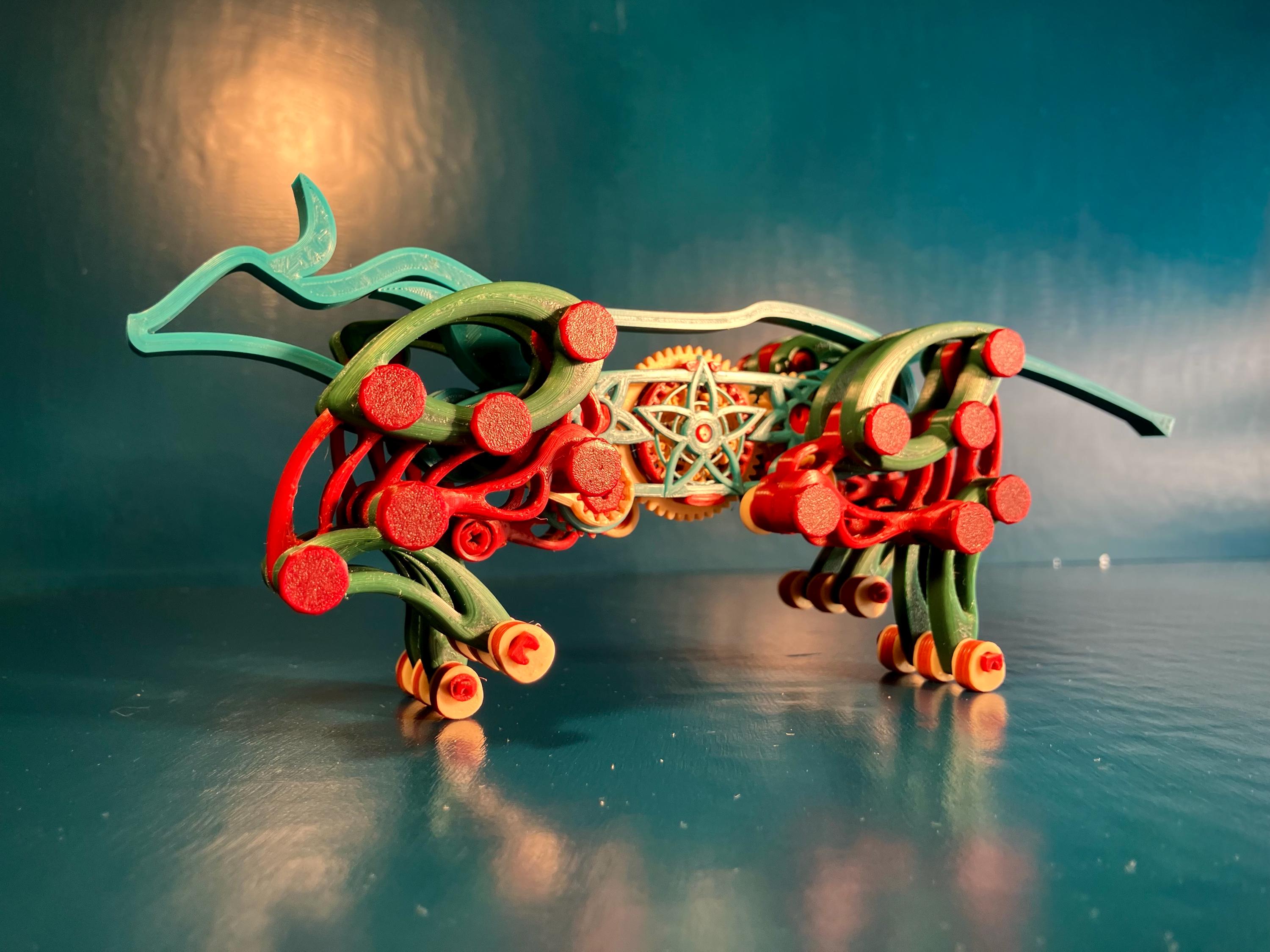Jango Bull Kinetic Automaton - Etsy