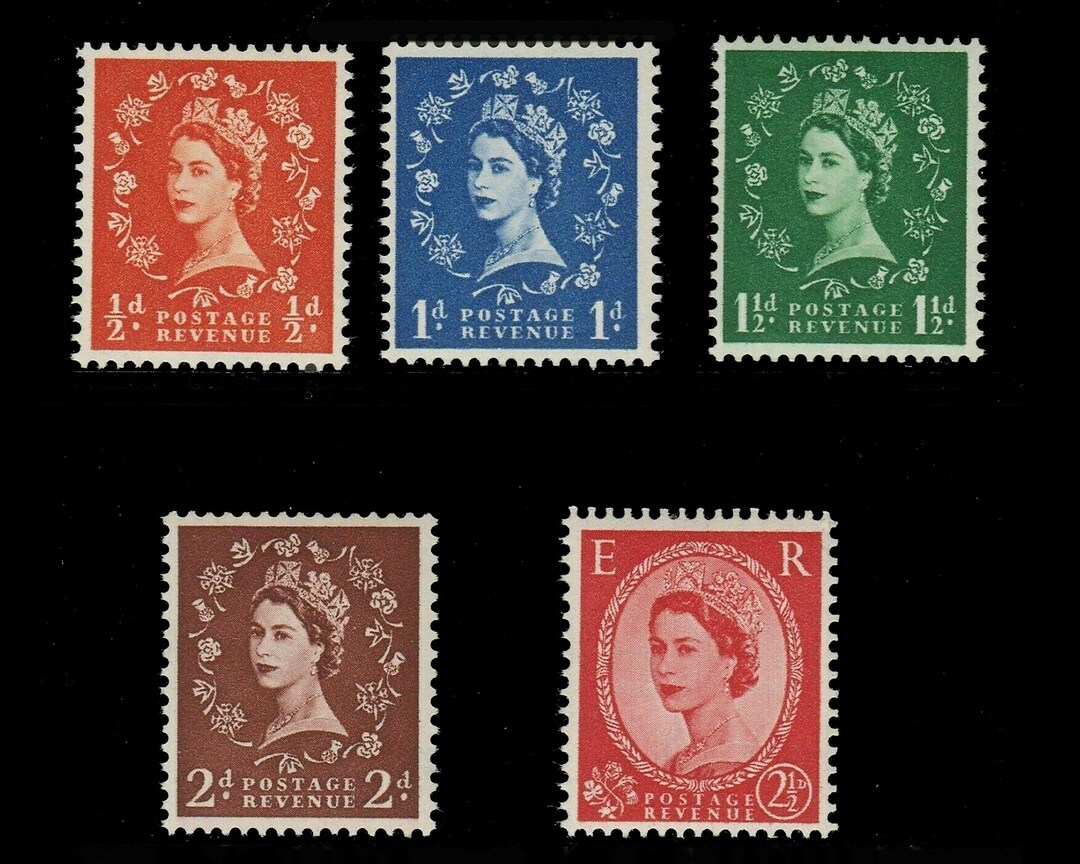 Great Britain 1952 Definitives Tudor Inverted Watermark Full Set of ...