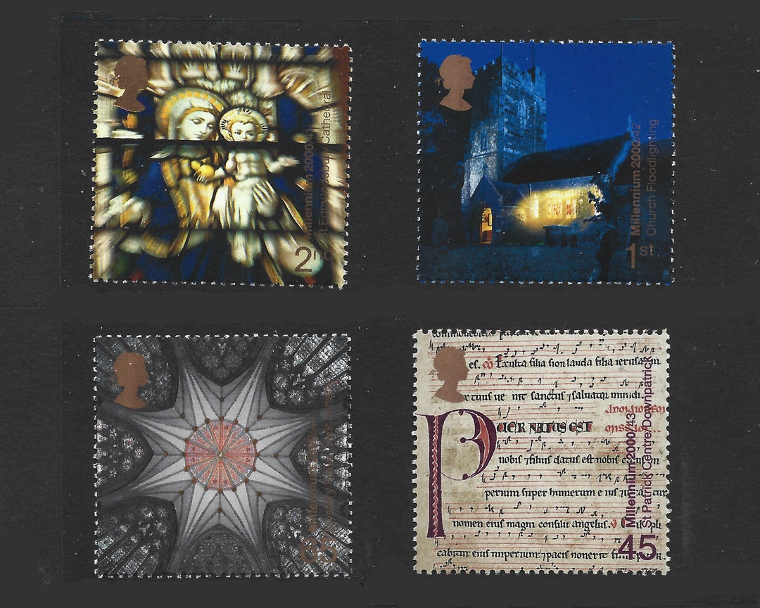 Great Britain 2000 Millennium Series: Spirit and Faith Set of Four Mint ...