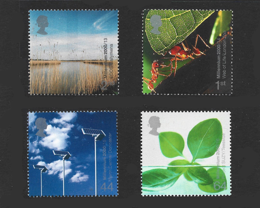 Great Britain 2000 Millennium Series: Life and Earth Set of Four Mint ...