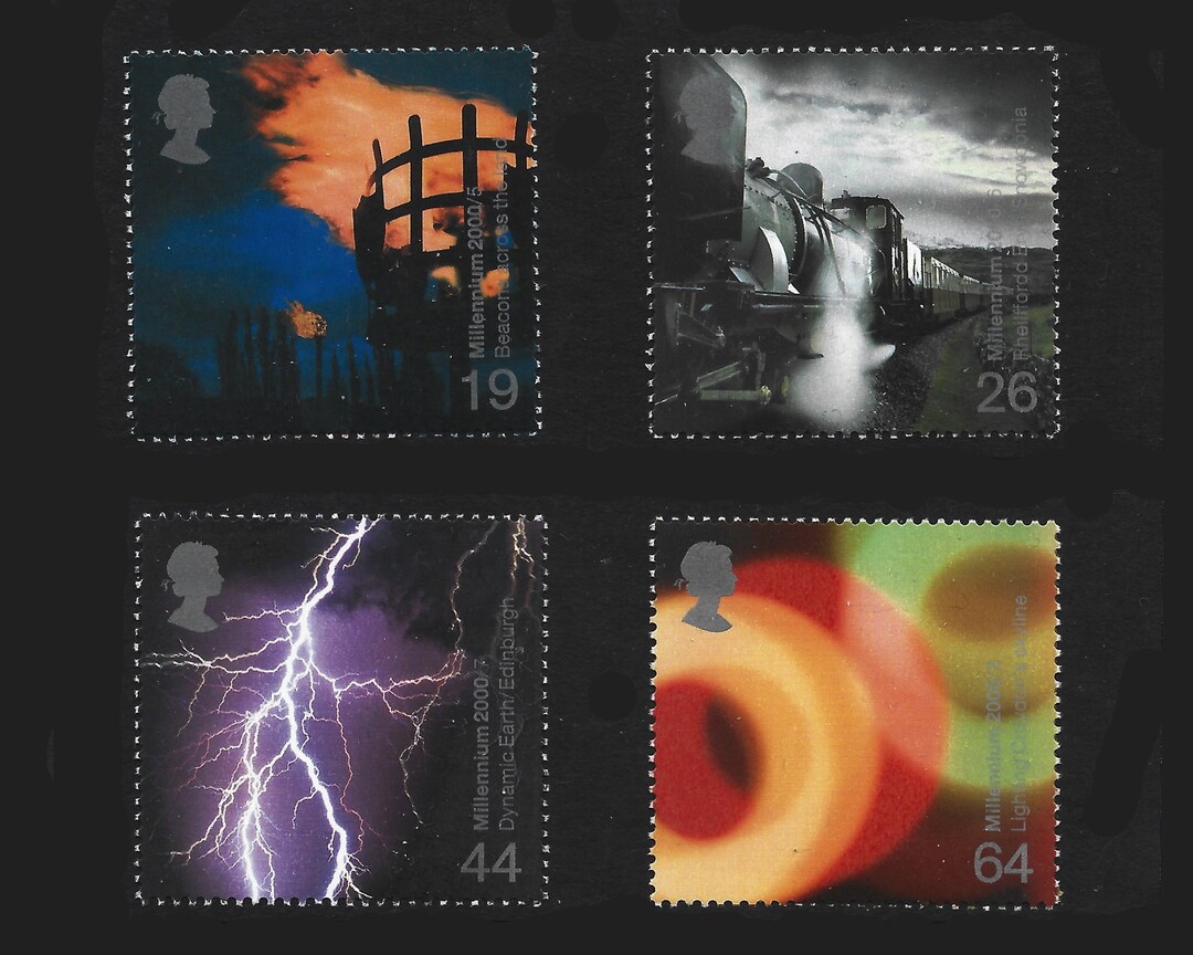 Great Britain 2000 Millennium Series: Fire and Light Set of Four Mint ...