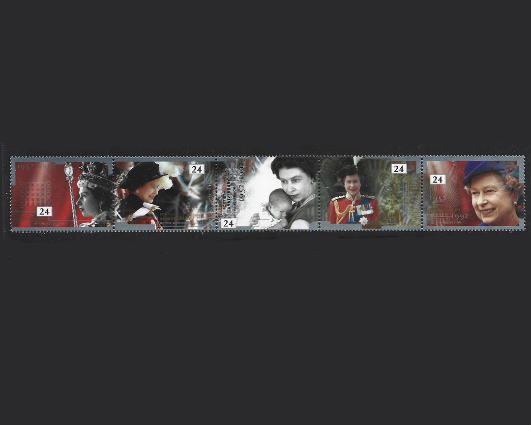 Great Britain 1992 Queen Elizabeth II 40th Anniversary of Accession ...