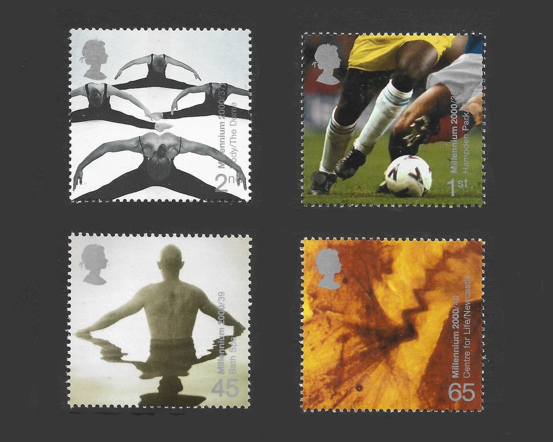 Great Britain 2000 Millennium Series: Body and Bone Set of Four Mint ...