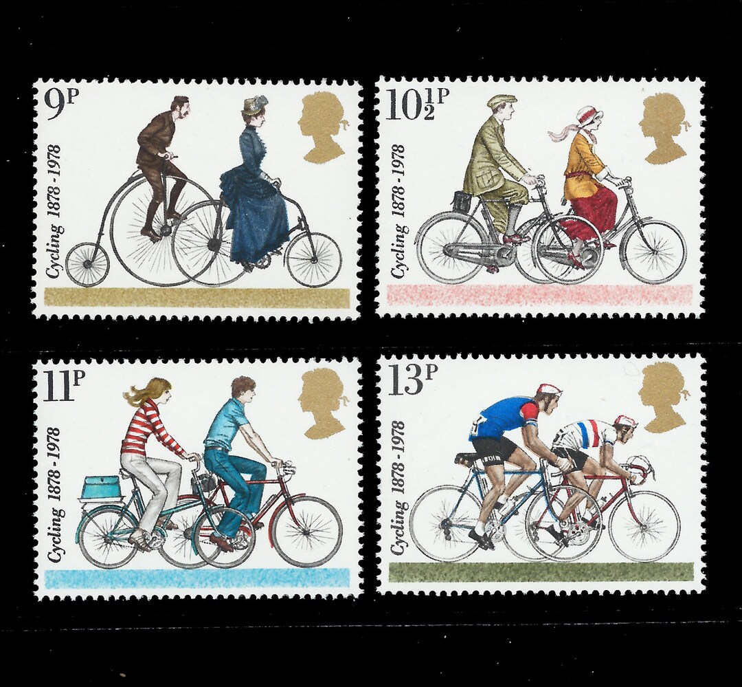 GB 1978 Cycling Clubs Centenary Set of 4 Mint Stamps. Great for ...