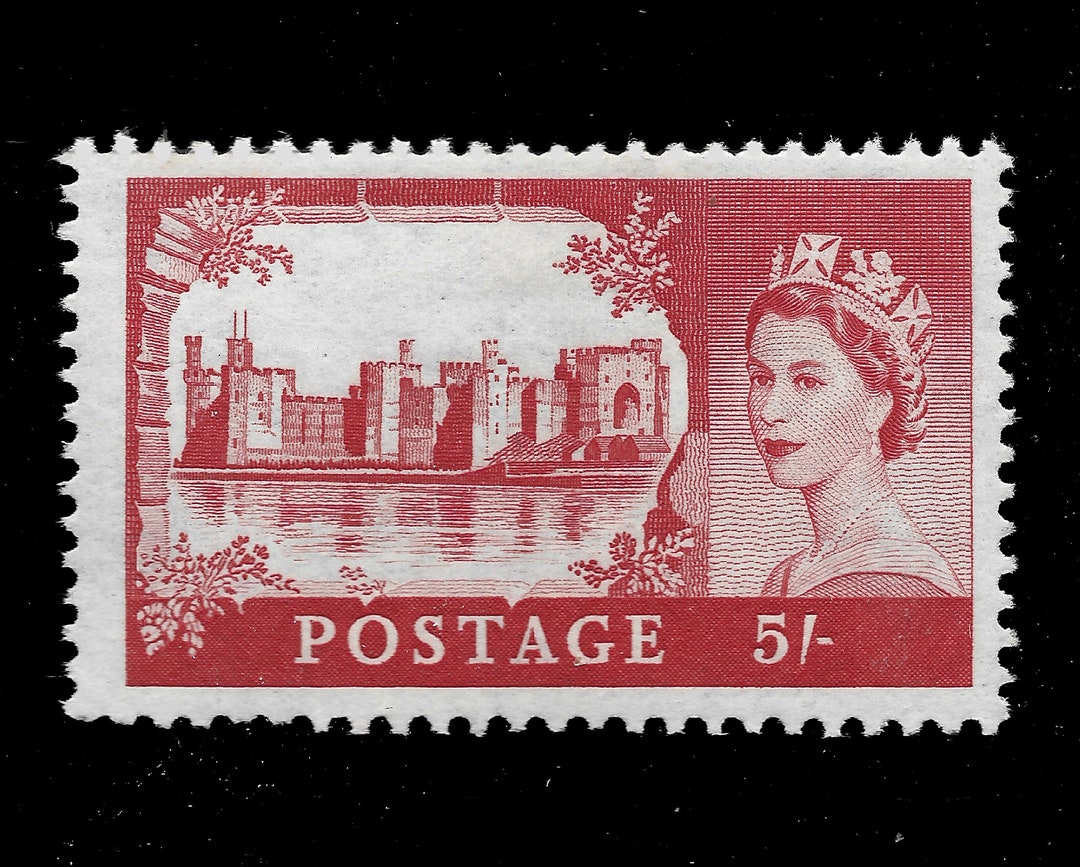 Buy Great Britain 1955-58 Castles 5/, St.edwards Crown Watermark, Fine ...