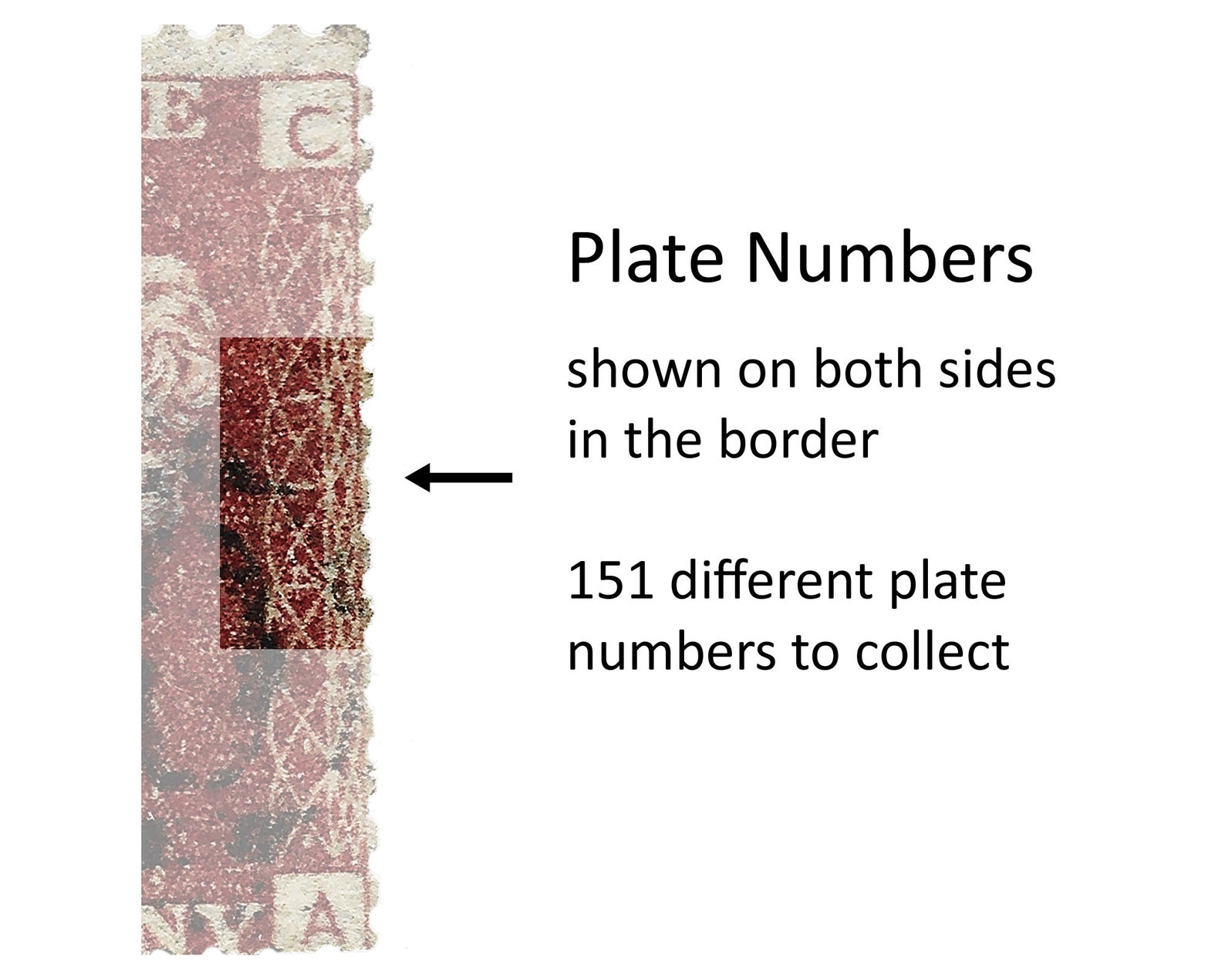 1864 Victoria Penny Red Plate 222 in Average Used Condition. There Are ...
