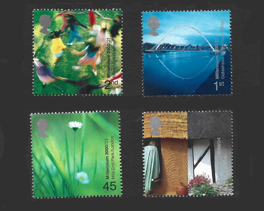 Great Britain 2000 Millennium Series: People and Places Set of Four ...