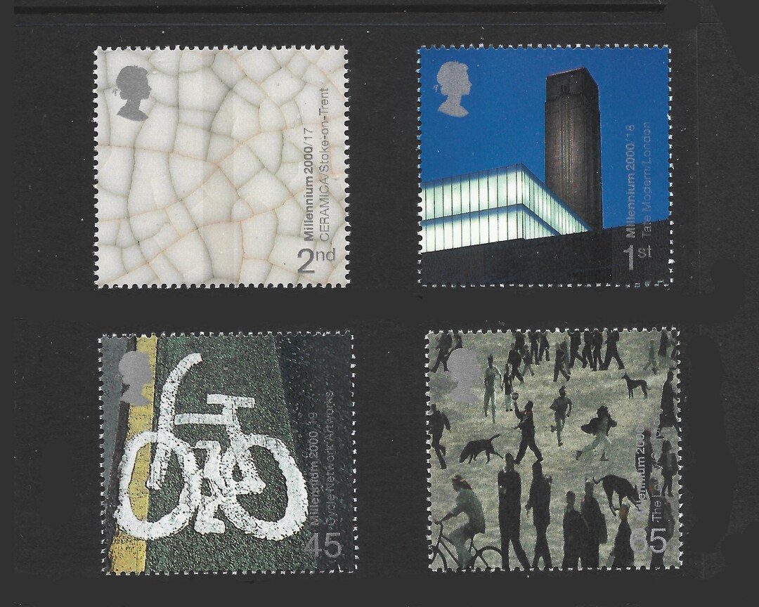 Great Britain 2000 Millennium Series: Art and Craft Set of Four Mint ...