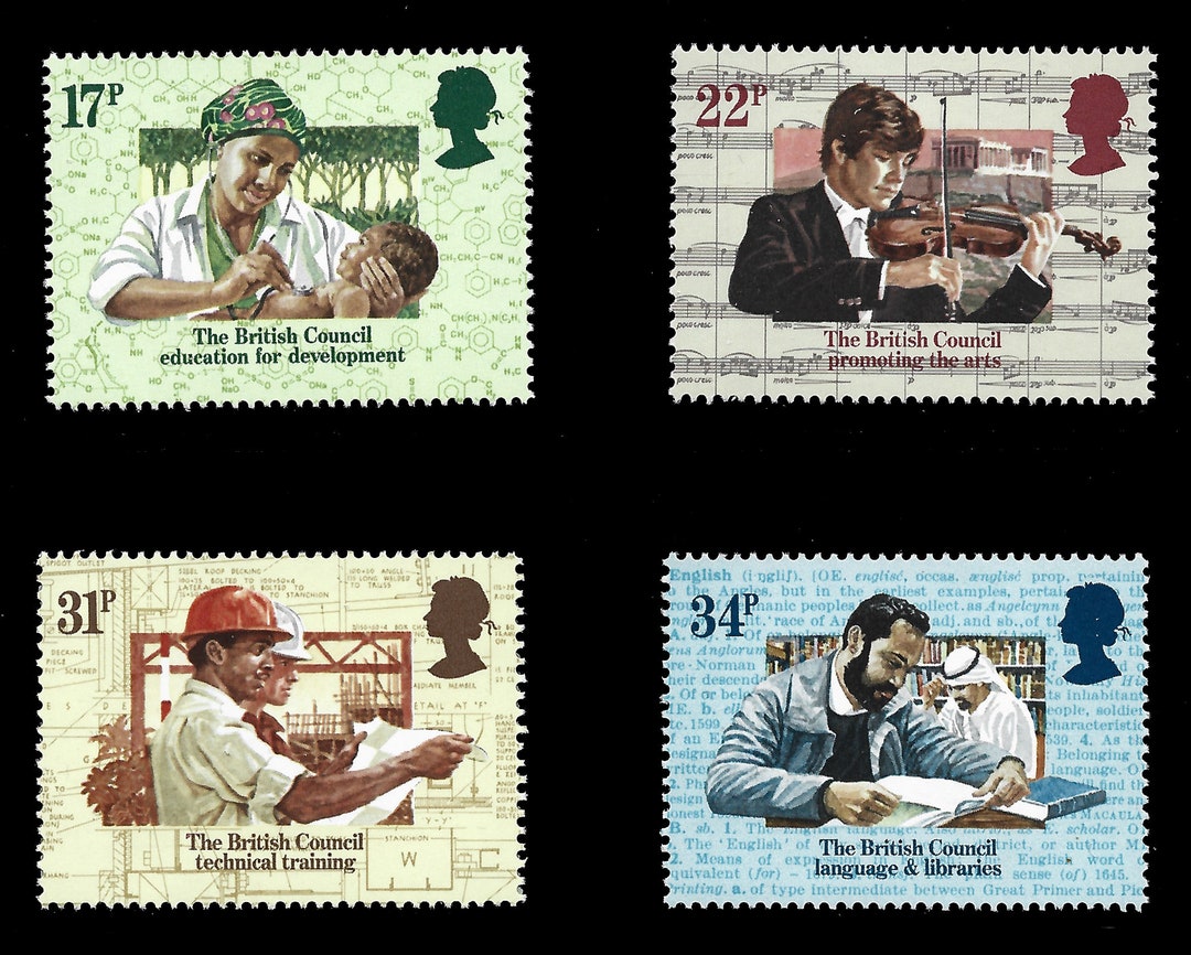 GB 1984 British Council, Set of Four Mint Commemorative Stamps. Ideal ...