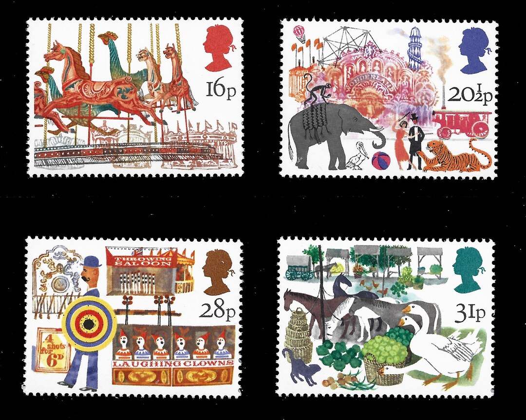 Great Britain 1983 British Fairs Set of Four Mint Commemorative Stamps ...
