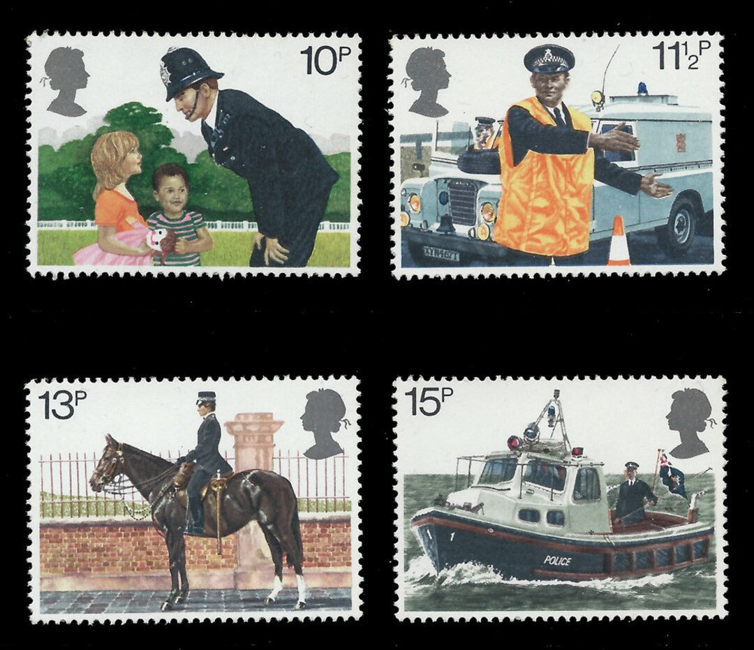 1979 Police Set of 4 Stamps in Unmounted Mint Condition. Ideal for ...