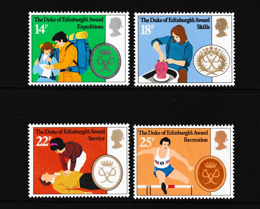 GB 1981 Duke of Edinburgh's Award Set of Four Mint Stamps Issued by ...