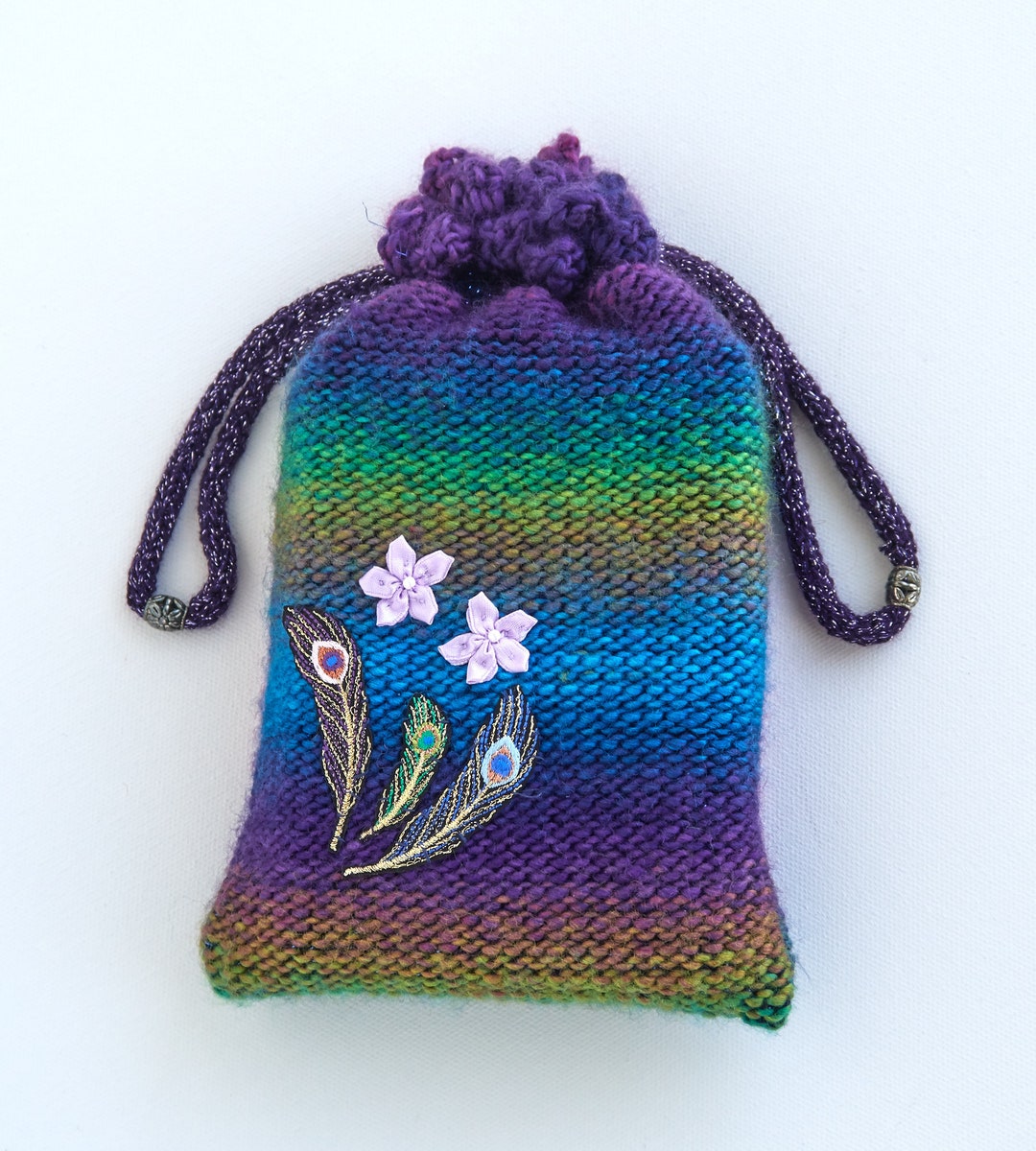 Oracle Deck Bag Peacock Dream: Oracle Tarot Drawstring Bag Purse Pouch ...