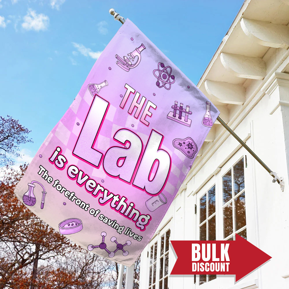 Lab Week 2024 Garden Flag/lab Week 2024 Flag/lab Life Flag/the Lab is ...