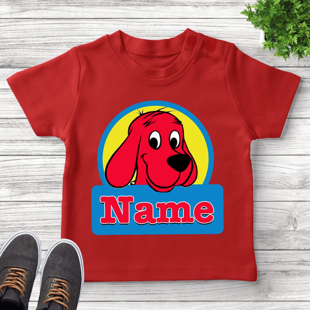 Clifford the Big Red Dog Family Birthday Shirt/red Dog Birthday Shirt ...