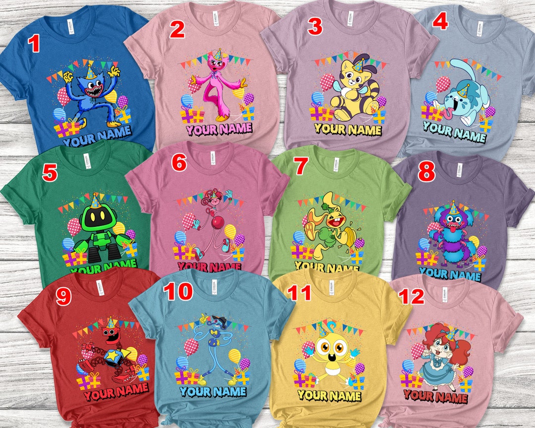 Poppy Playtime Shirt/huggy Wuggy Shirt/kissy Missy Shirt/mommy Long ...