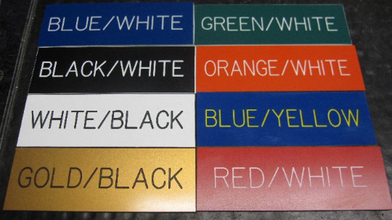 5x7 Engraved Plastic Sign. Custom Made Sign Label. - Etsy