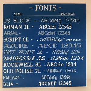 Custom Engraved Plastic Sign - Various Size Options Available. - Etsy