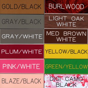 3x5 Custom Engraved Plastic Sign Tag. 3x5. - Etsy