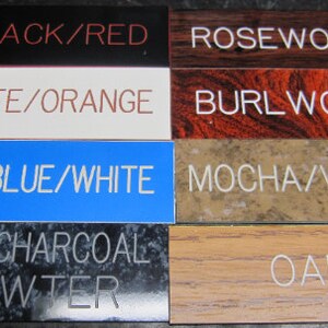 5x7 Engraved Plastic Sign. Custom Made Sign Label. - Etsy