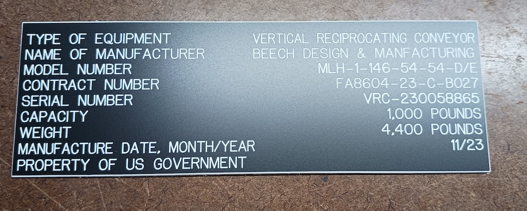 2x6 Engraved Plastic Sign. Custom Made. Any Text. 2"x6" - Etsy