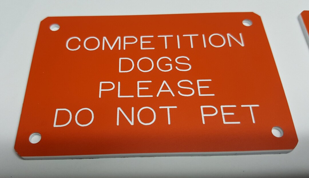 2"x3" Custom Engraved Personalized Plastic Sign Tag. 2x3. Plaque. Wall ...