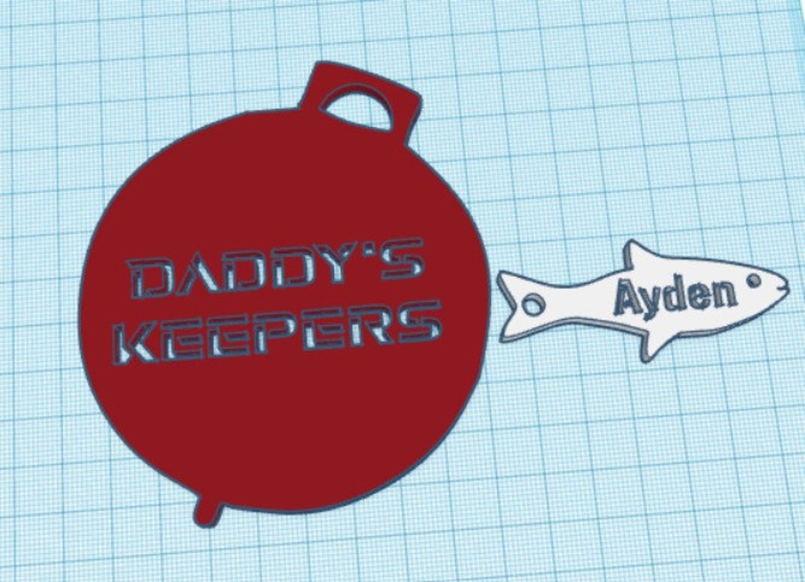 Dad Keychain STL File SVG File 3D Print File Cut File - Etsy Canada