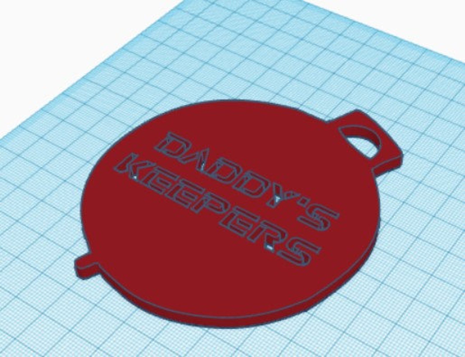 Dad Keychain STL File SVG File 3D Print File Cut File - Etsy Canada