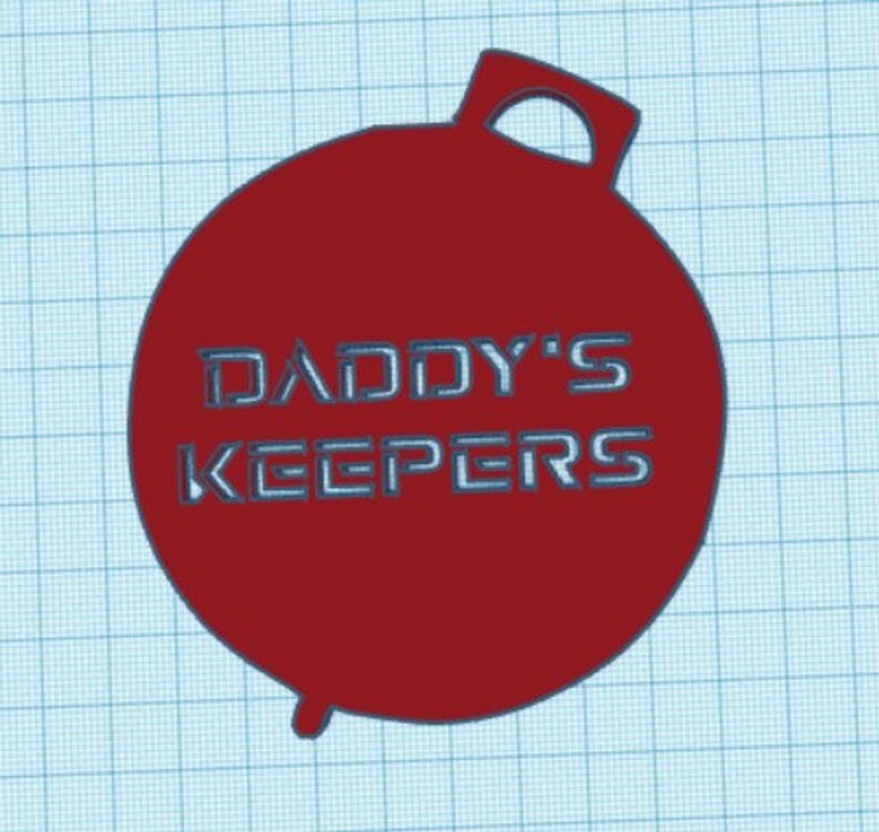 Dad Keychain STL File SVG File 3D Print File Cut File - Etsy Canada