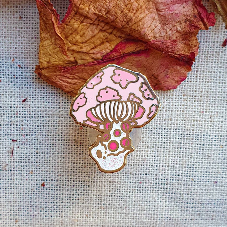 MUSHROOMS PIN SET. Hard Enamel Pin. Cottagecore Pin. Mushrooms - Etsy
