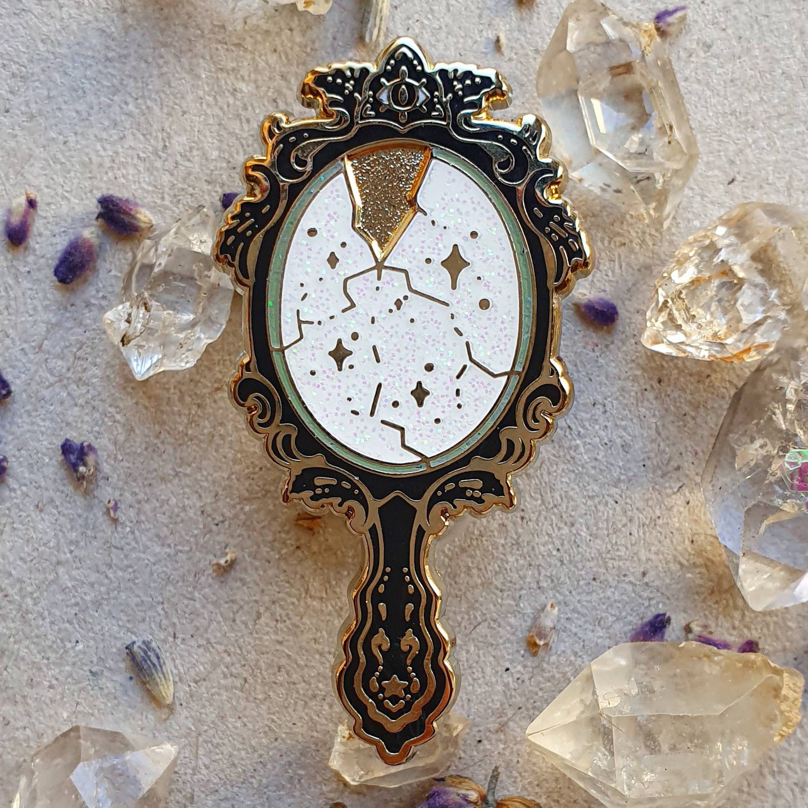 Crystal Ball Enamel Pin. Hard Enamel Pin. Witchy Pin. All - Etsy