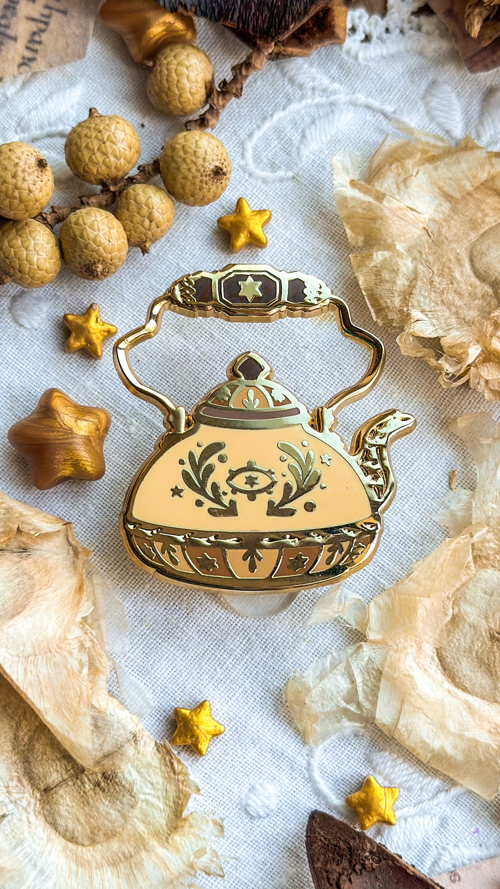 BOOKISH TEA SET Mini Enamel Pins. Hard Enamel Pin. Witchy Pin. Teapot ...