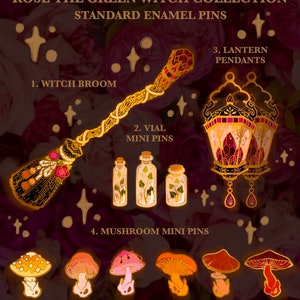 CRYSTAL LANTERN. Hard Enamel Pin. Witchy Pin. Autumn Enamel Pin. Pin ...