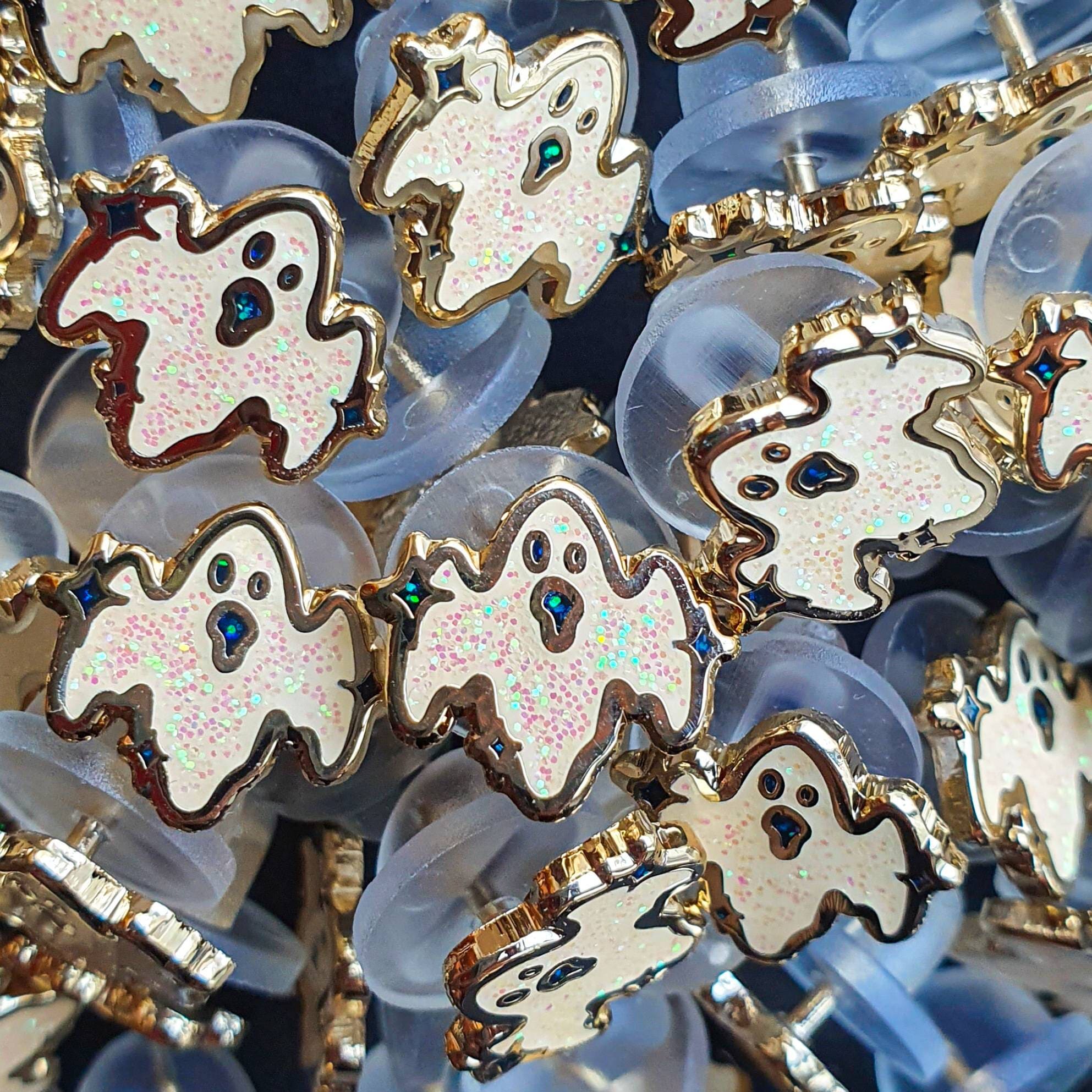 SPOOKY FRIENDS Mini Enamel Pins. Hard Enamel Pin. Witchy Pin. - Etsy