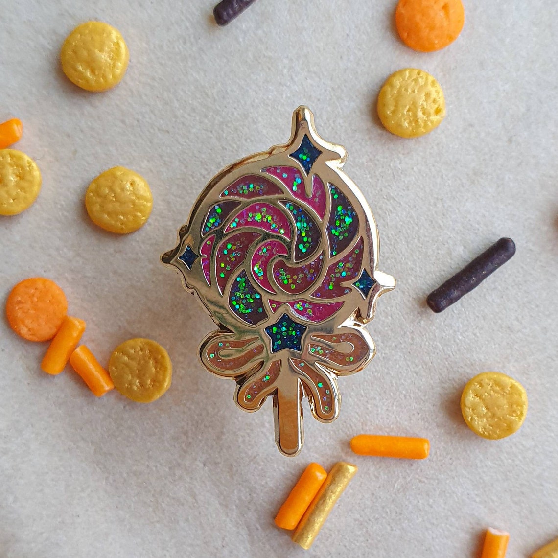 SPOOKY CANDIES Mini Enamel Pins. Hard Enamel Pin. Witchy Pin. - Etsy