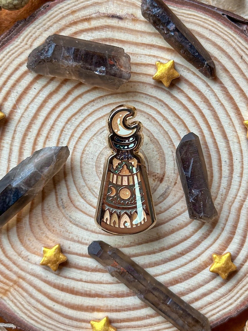 CELESTIAL POTIONS Mini Enamel Pins. Hard Enamel Pin. Witchy Pin. Sun ...