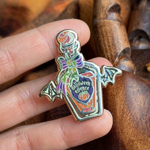 HALLOWEEN ESSENCE POTION. Enamel Pin. Hard Enamel Pin. Witchy Pin ...