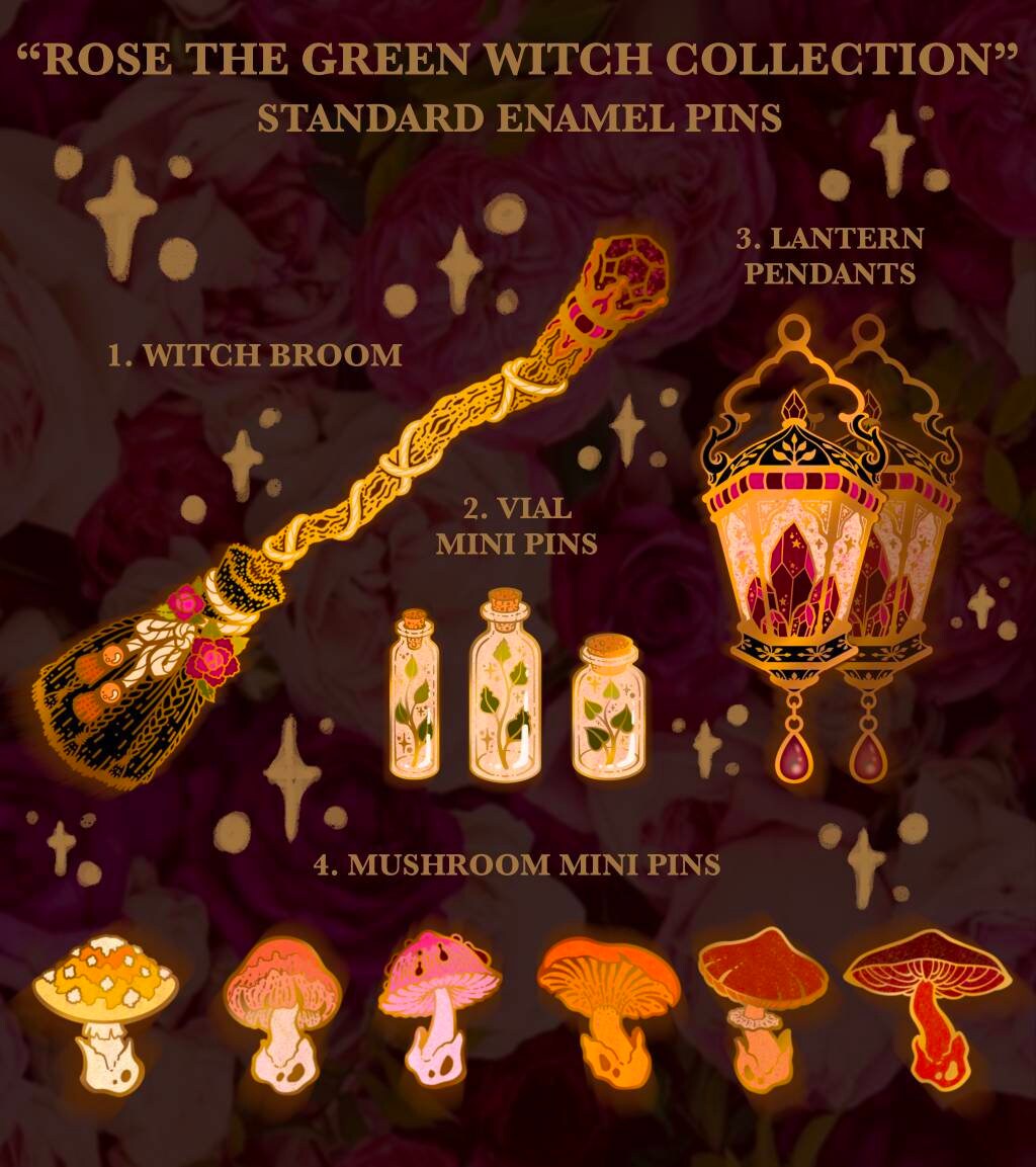 CRYSTAL TERRARIUM. Hard Enamel Pin. Witchy Pin. Autumn Enamel - Etsy